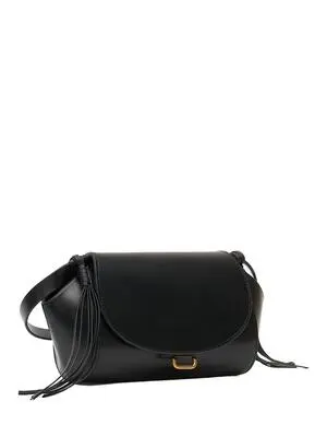 Isabel Marant Murcia Leather Shoulder Bag - Black