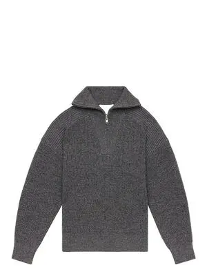 Isabel Marant Benny Ribbed Sweater - Dark Gray
