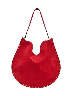 Isabel Marant Oskan Hobo Soft Bag - Scarlet Red