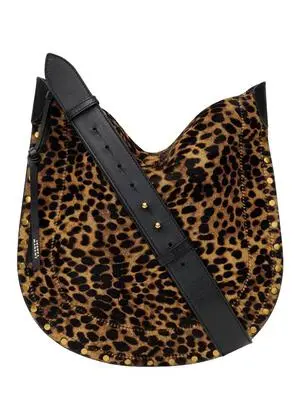 Isabel Marant Oskan Soft Shoulder Bag - Leopard
