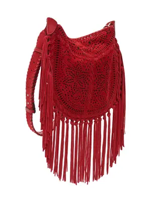 Isabel Marant Isabel Marant Oskan Soft Shoulder Bag Red