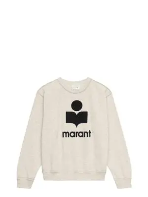 Isabel Marant Mikoy Cotton Sweatshirt Ecru