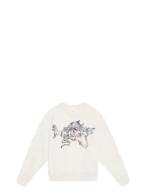 Isabel Marant Mikoy Cotton Jersey Sweatshirt - Ecru