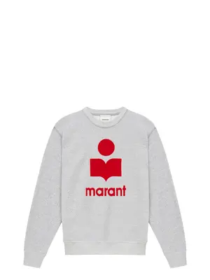 Isabel Marant Étoile Isabel Marant "Marant" Logo Sweatshirt Gray/red