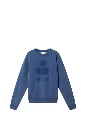Isabel Marant Mikoy Cotton Jersey Sweatshirt - Indigo