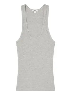 AGOLDE Bianca Tank - Grey Heather