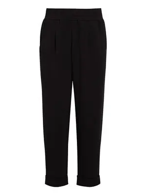 Varley Rolled Stretch-jersey Sweatpants - Black
