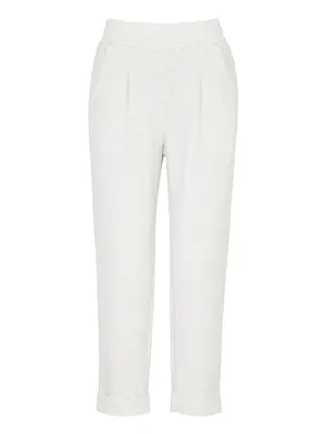VARLEY Varley Rolled Stretch-Jersey Sweatpants