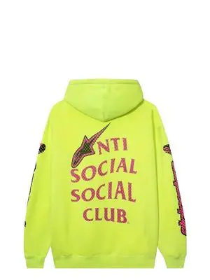 ANTI SOCIAL SOCIAL CLUB Alpine Stars Track Hoodie - Neon Yellow