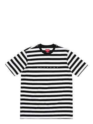 Supreme Bar Stripe Tee Shirt - Black