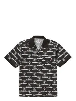 Supreme Nfl X Raiders X '47 Short Sleeve Shirt - Black