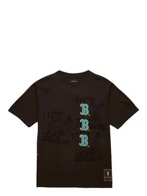 TRAVIS SCOTT X Mitchell & Ness Ucla Bruins Seal T-shirt - Brown