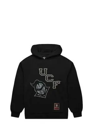 TRAVIS SCOTT X Mitchell & Ness Ucf Knights Overlap Pullover Hoodie - Black