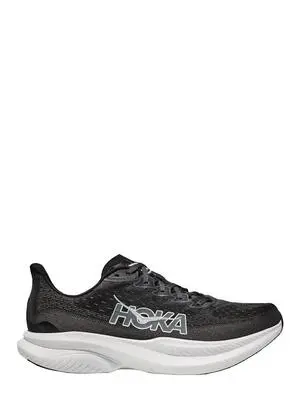 Hoka One One Mach 6 Athletic Sneakers - Black/white