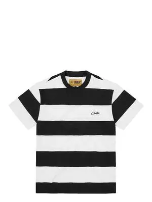 CORTEIZ Striped Tee Shirt - Black