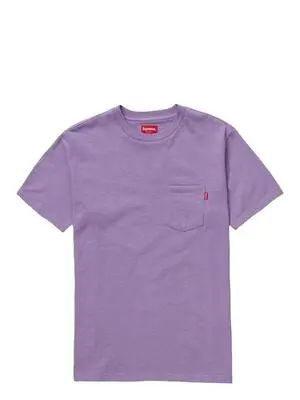 Supreme Short Sleeve Pocket Tee Shirt - Lavender