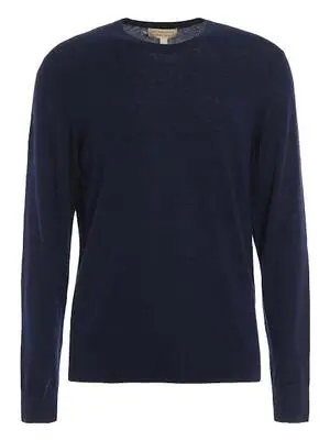 BURBERRY Richmond CheckPatch Cashmere-Blend Sweater