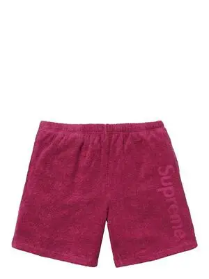 Supreme Terry Logo Short - Dark Rose