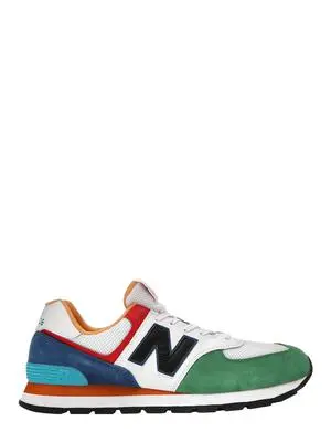 NEW BALANCE 574 Rugged Yacht Clubin Sneakers White/varsity Green