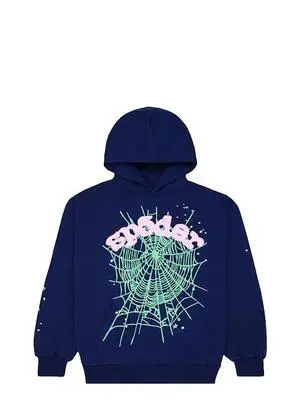 SP5DER Og Web Hoodie - Navy Blue