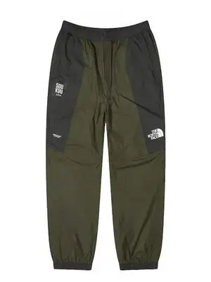 The North Face X Undercover Soukuu Hike Belted Utility Shell Trousers - Forest Night Green/tnf Black