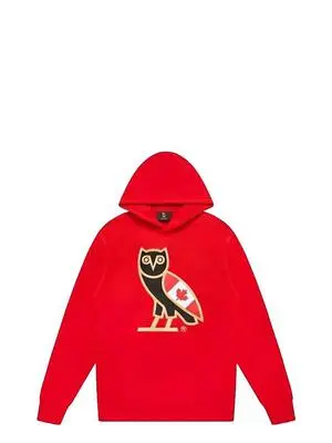 OVO Og Owl Hooded Sweatshirt - Red