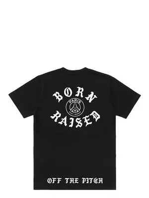 BORN X RAISED X Psg Off The Pitch Tee Shirt - Black