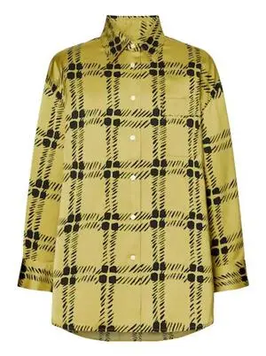Uniqlo Oversized Long Sleeve Shirt - Mustard