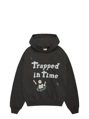 BROKEN PLANET Trapped In Time Hoodie - Soot Black
