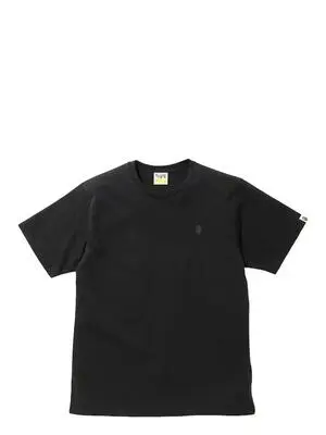A BATHING APE Head One Point Tee Shirt - Black