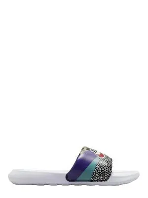 Nike Victori One Printed Slide Animal Print - White/habanero Red/black
