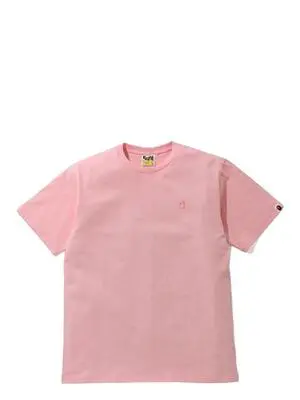 A BATHING APE Head One Point Tee Shirt - Pink
