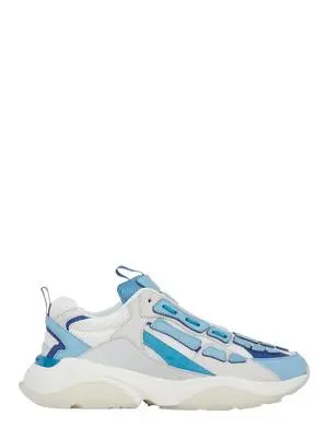Amiri Bone Runner Sneakers - Neon Blue/white