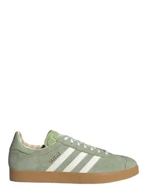 Adidas Gazelle Gum Sneakers - Magic Lime/off White/golden Beige