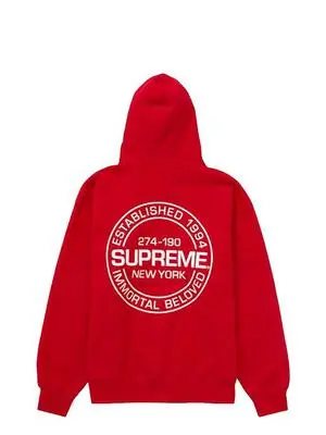 Supreme Immortal Hooded Sweatshirt - Red