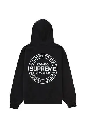 Supreme Immortal Hooded Sweatshirt - Black