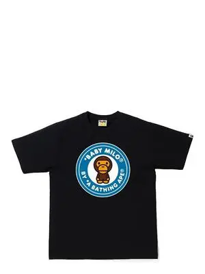 A BATHING APE Colors Milo Busy Work Tee Shirt - Black/blue