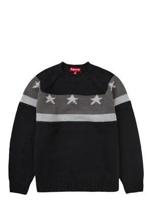 Supreme Stars Sweater - Black