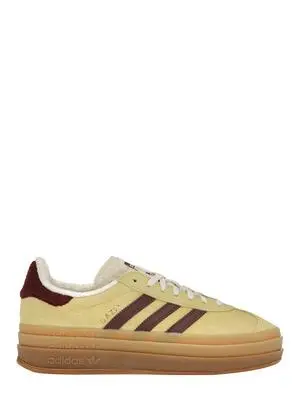 Adidas Gazelle Bold Sneakers Almost Yellow/maroon/wonder White