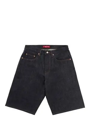 Supreme Rigid Baggy Selvedge Denim Short Rigid Indigo
