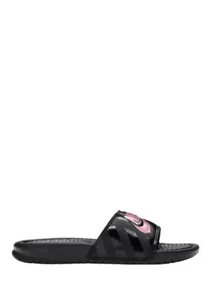 Nike Benassi Jdi Slides - Black/vivid Pink