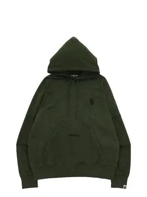 A BATHING APE Line 1st Camo Washed Relaxed Fit Pullover Hoodie Olivedrab Green