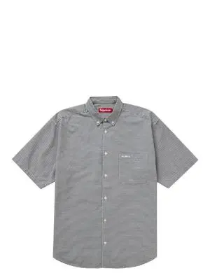 Supreme Loose Fit Short Sleeve Oxford Shirt Ss24 - Gingham