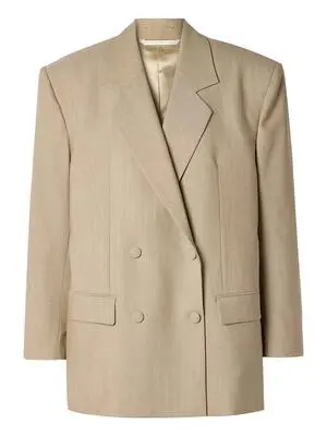 Givenchy Double-breasted Wool Blazer - Neutrals