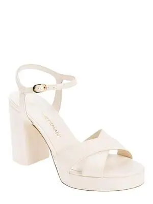 STUART WEITZMAN Dayna Platform Sandal - Seashell