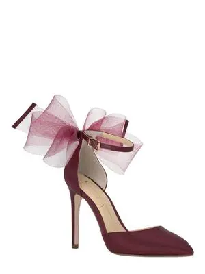 Jessica Simpson Jessica Simpson Pointed Toe Pumps With Bow Detailing Berrilicious