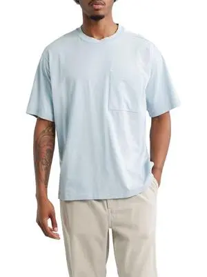 Bp. Washed Oversize Pocket T-shirt - Blue Subdued Washed