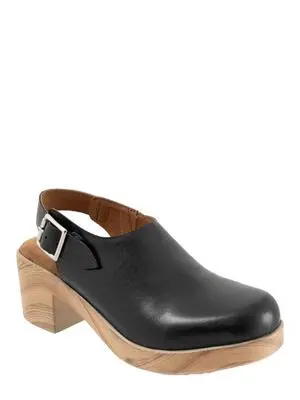 Softwalk Fairbanks Slingback Clog - Black
