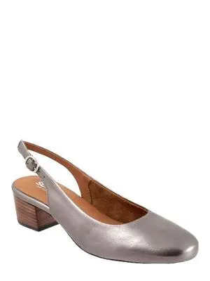 Softwalk SoftWalk® Largo Slingback Pumps Pewter