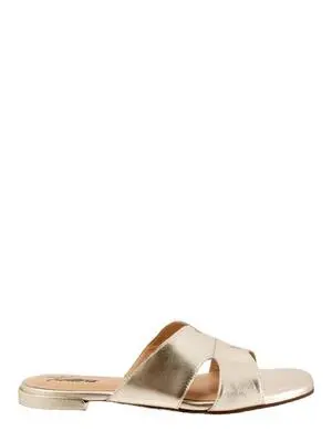 Trotters Nell Slide Sandal - Champagne